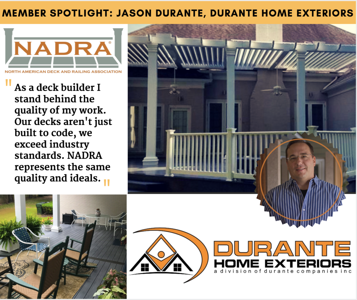 Member Spotlight: Jason Durante, Durante Home Exteriors - NADRA
