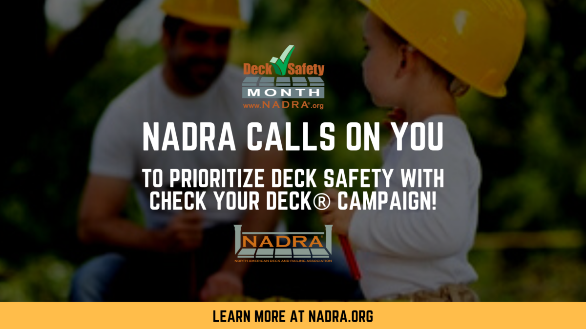 NADRA.org Urges Homeowners to Prioritize Deck Safety with Check Your ...